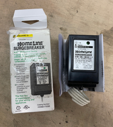 Square D HOM2175SB Homeline SurgeBreaker, Surge Protection Device, 22 ...