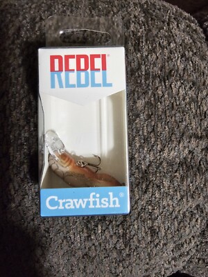 Rebel Teeny Wee Crawfish Fishing Lure - Ditch/Brown F7775 | eBay