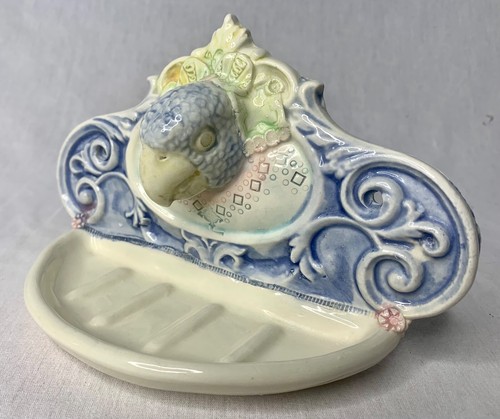 VTG 80s 90s TAP Tacoma Art Pottery David Keyes Bird Soap Dish Holder ...