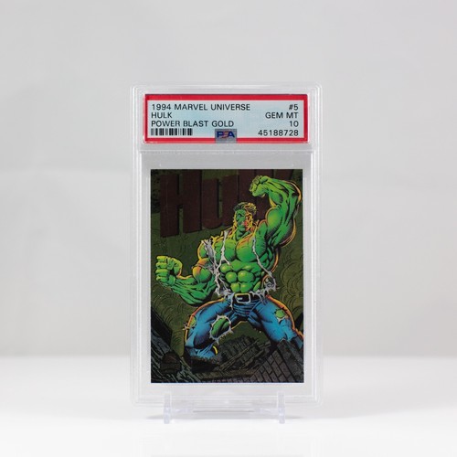 1994 Fleer Marvel Universe POWER BLAST # 5 HULK PSA 10 INCREDIBLE HULK | eBay Australia