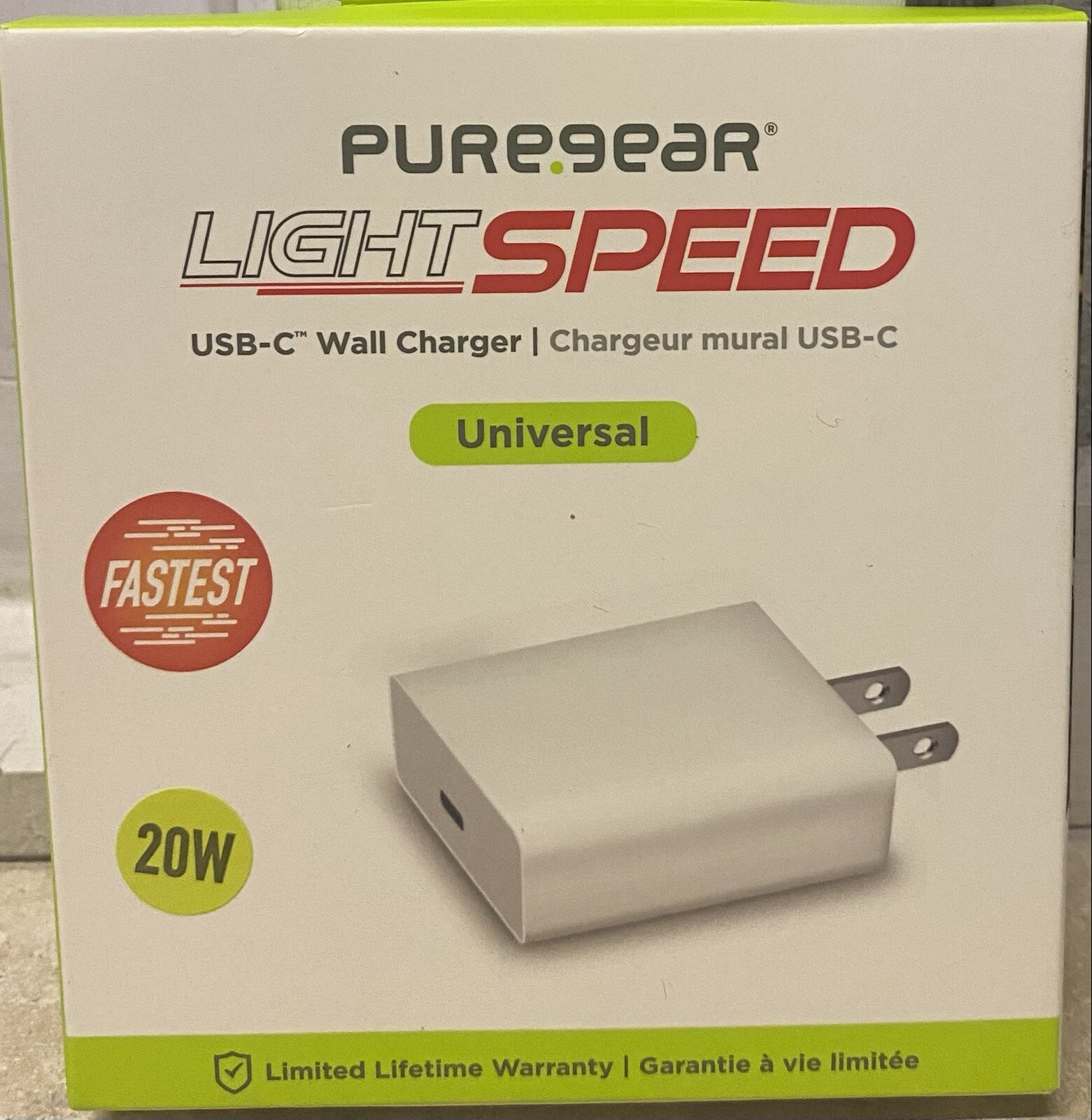 Puregear LightSpeed Single USB-C PD Wall Charger White 20W PG63484PG ...
