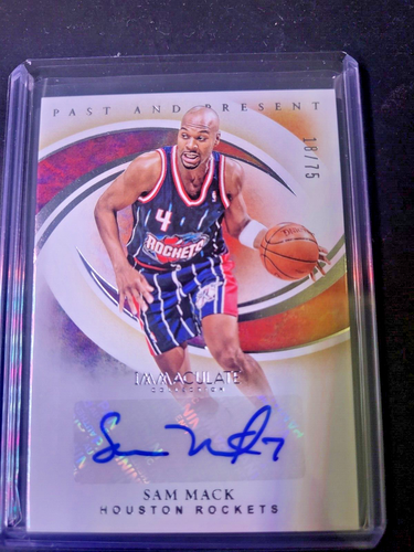 2019-20 Panini Immaculate Collection - Past and Present Signatures Sam ...