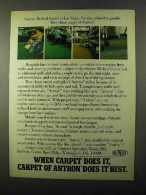 1971 Du Pont Antron Nylon Carpet Ad - Does it Best | eBay