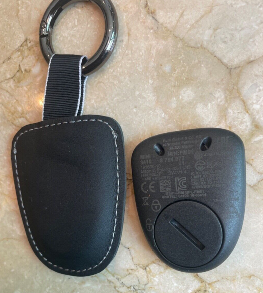 MINI COOPER SMART KEYFOB W/CASE 1 BUTTON OEM QZ9-FINDMATE | eBay