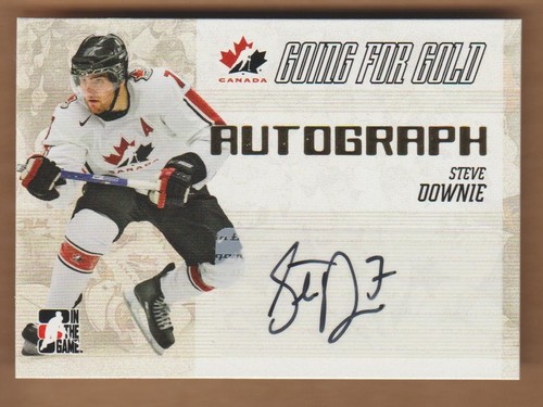 STEVE DOWNIE 2007 ITG Going For Gold AUTO Card Flyers Signed Rookie In ...