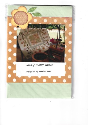 Mary Mary Quilt Pattern Maxine Read Flowers etc Sewing Applique | eBay