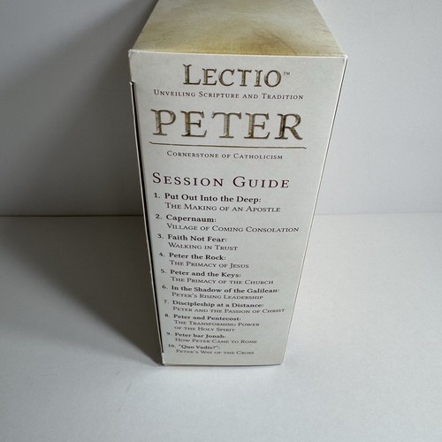 LECTIO PETER 5 DVD Set Tim Gray Augustine Institute Catholicism New | eBay