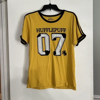 Harry Potter Hufflepuff Yellow Quidditch Diggory Ringer Universal ...