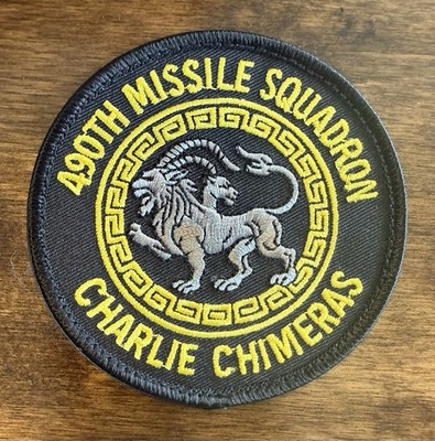 490th Missile Squadron, 490 MS, Charlie Flight, ICBM Patch, Nuclear ...