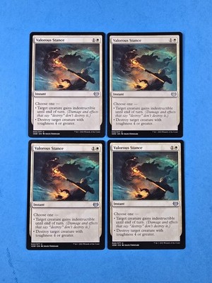 4x Valorous Stance Innistrad Crimson Vow 2021 Mtg Magic Card Instant ...
