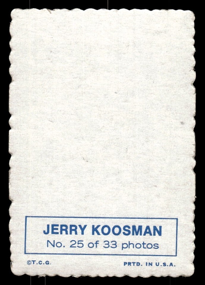 1969 Topps Deckle Edge Baseball #25 Jerry Koosman EX/MT *d5 | eBay