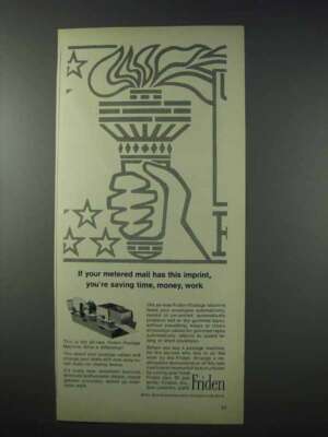1963 Friden Postage Machine Ad - Metered Mail Imprint | eBay