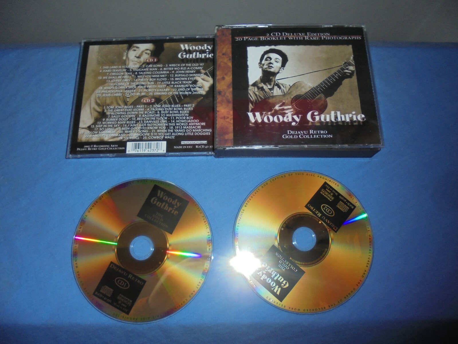 Woody Guthrie "Dejavu Retro Gold Collection" 2CD Dejavu Retro Gold C ...