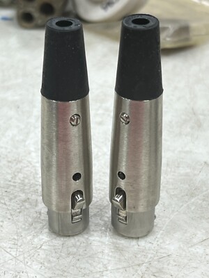 👀 2) NEW SWITCHCRAFT SERIES A 3-PIN XLR FEMALE CABLE MOUNT CONNECTOR ...
