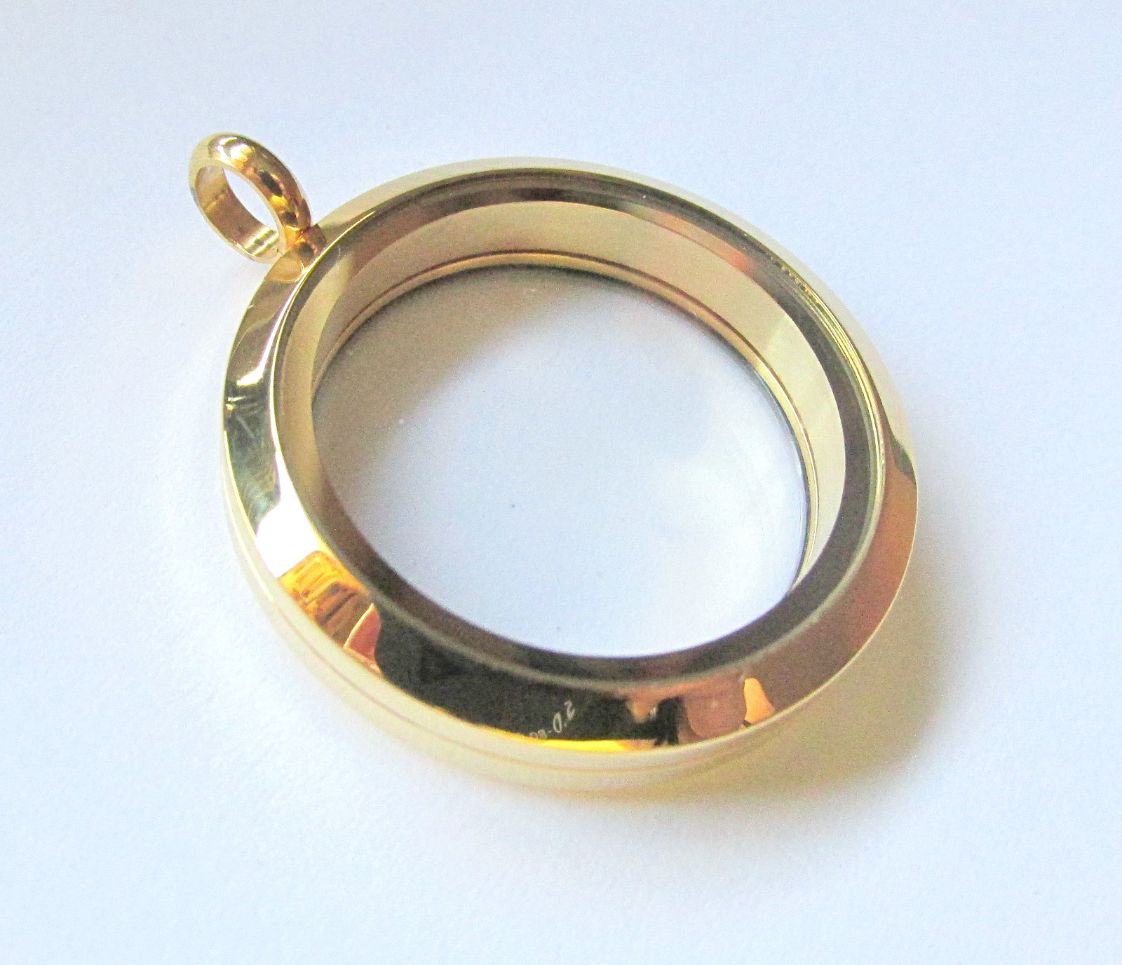 316L Stainless Steel Waterproof Screw Open Floating Glass Locket for ...