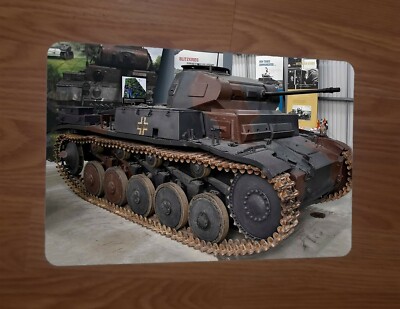 German Panzer Mark 2 Tank WWII World War 2 Military 8x12 Metal Wall ...