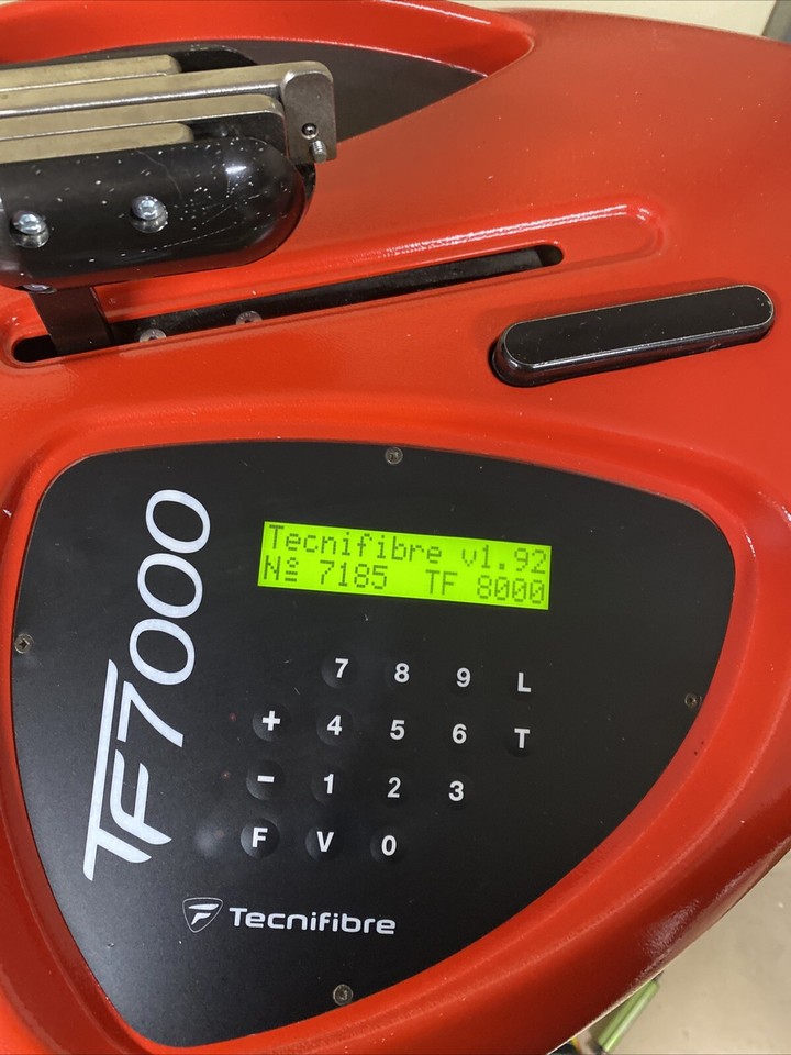 Official *ROLAND GARROS* Tecnifibre Tf8000 6 Point Stringing Machine ...