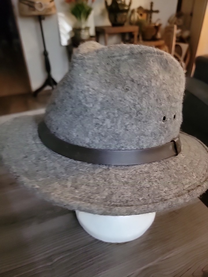 VTG FILSON WOOL PACKER HUNTING HAT MED DARK GRAY SIZE XL MADE USA | eBay