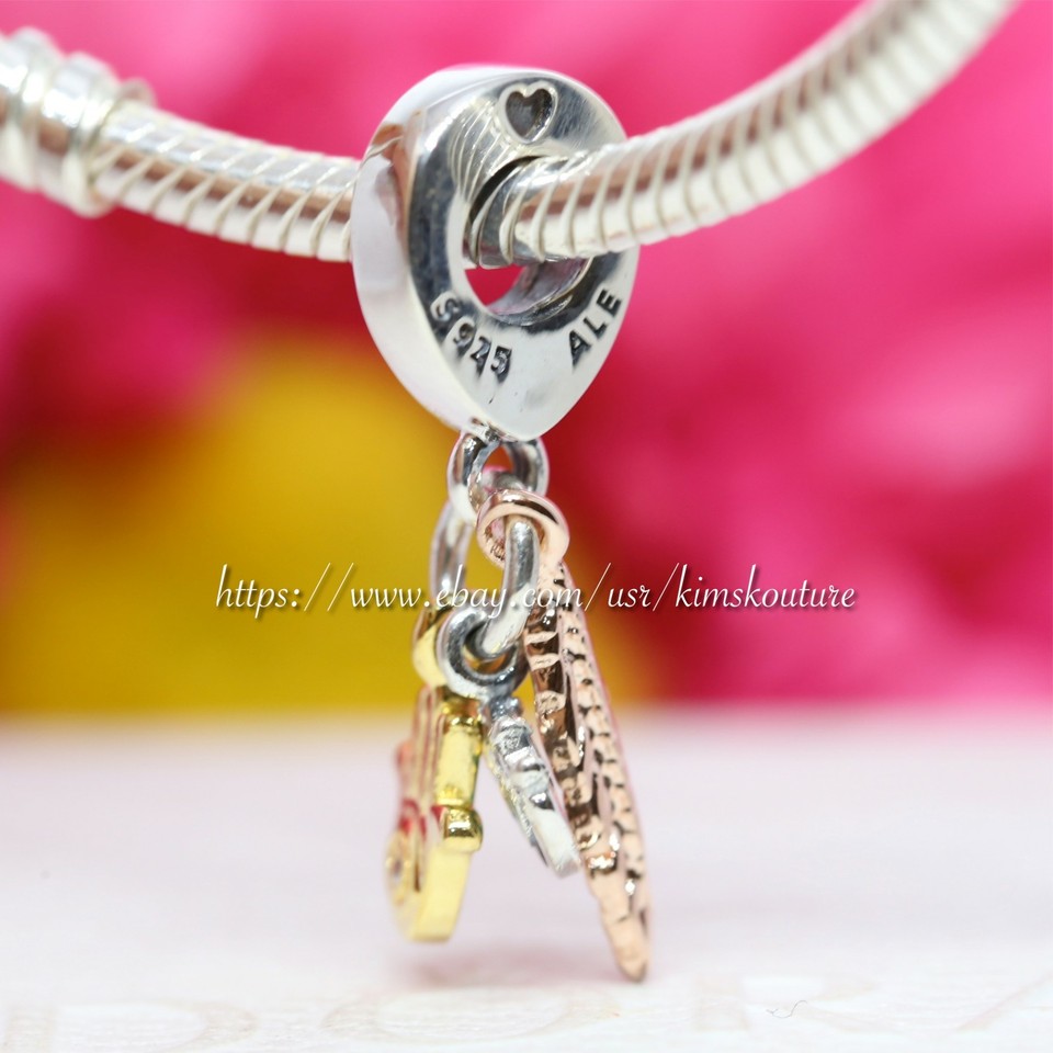 Authentic Hamsa, All-seeing Eye & Feather Spirituality 768785C01 Charm ...