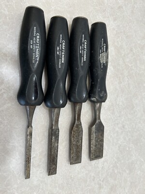 Vintage Craftsman Chisels. Heavy Duty. Lot Of 4 | eBay