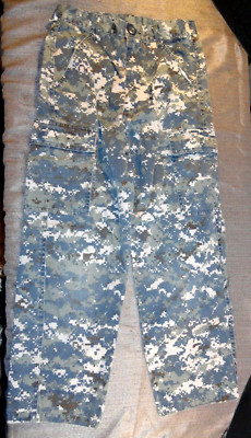 NAVY BLUE DIGITAL CAMO BLUEBERRY UNIFORM TROUSERS YOUTH PANTS KIDS SIZE ...