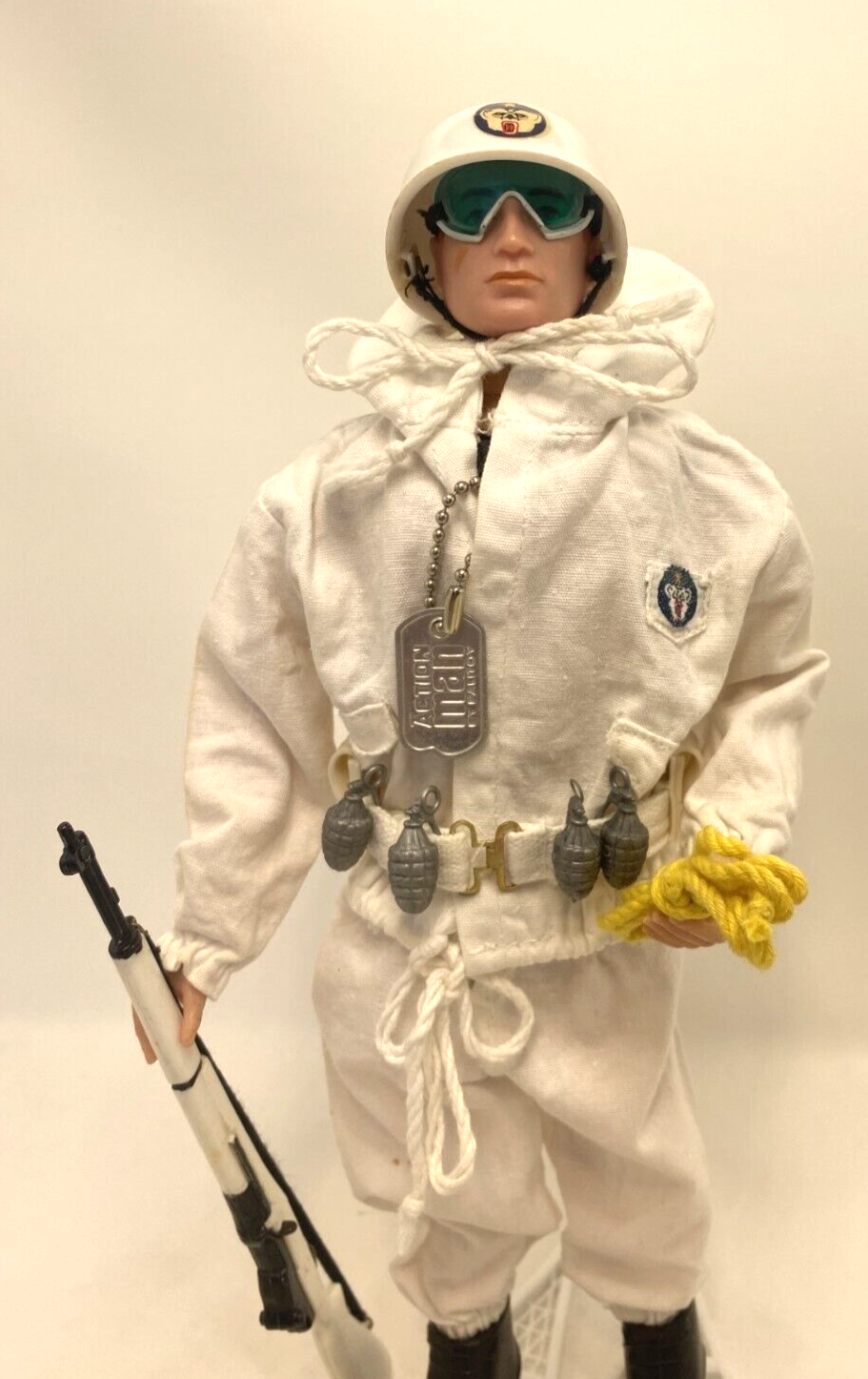 Vintage Action Man Ski Patrol Mountain Artic Talking Commander Hard ...