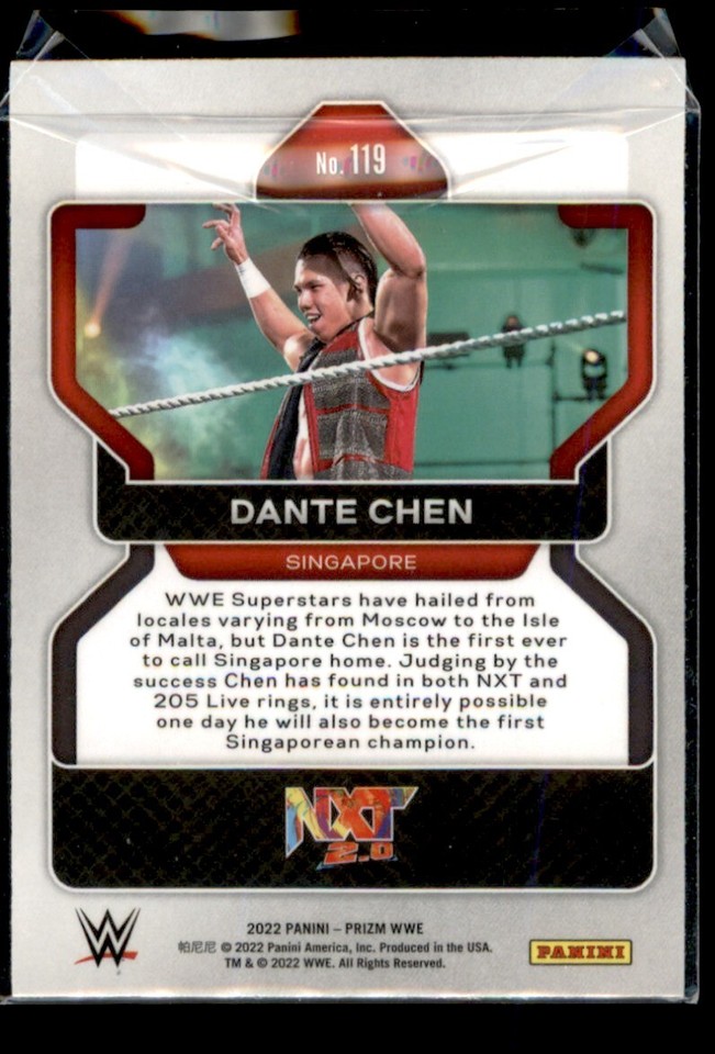 2022 PANINI WWE DANTE CHEN #119 | eBay