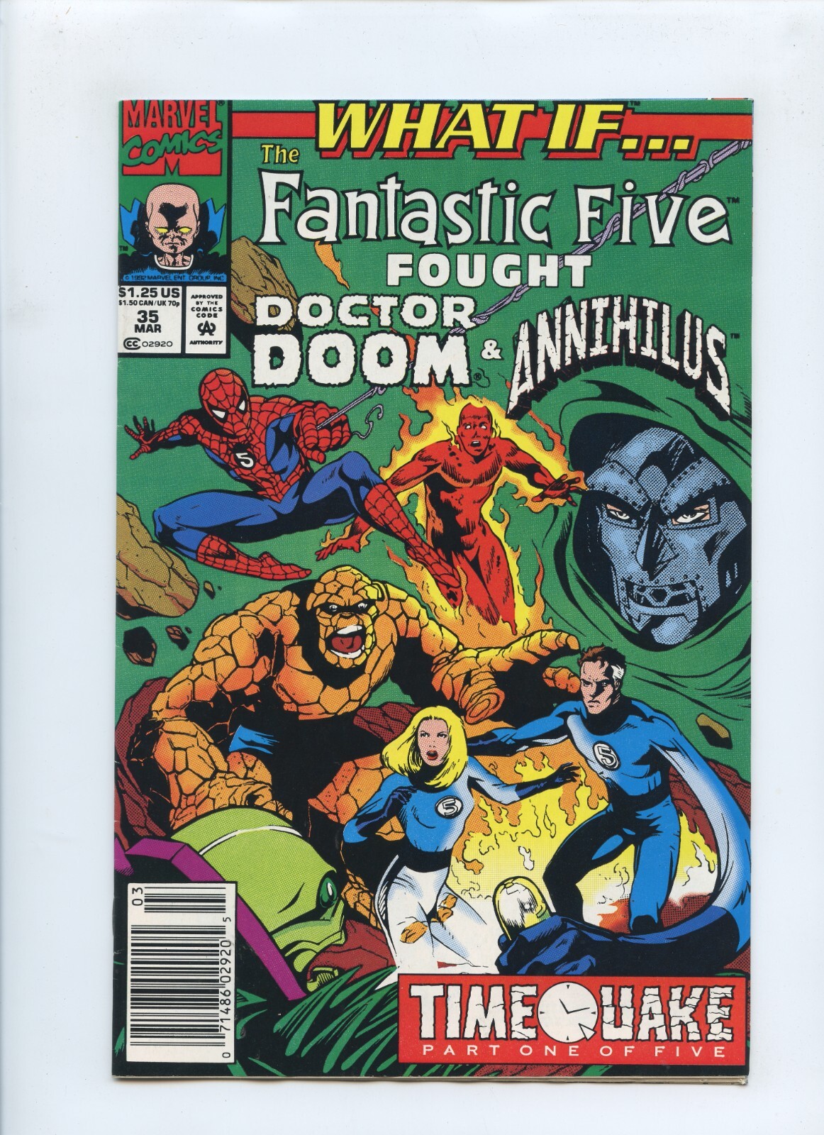 Newsstand Variant Lot Marvel Tales 258, What If 35, Iron Man 279 ...