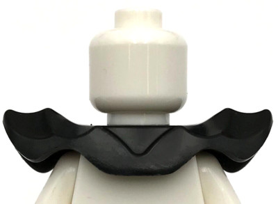 Lego New Black Black Minifigure Armor Shoulder Pads with Ridges Ninjago ...