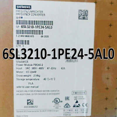 NEW SEALED SIEMENS 6SL3210-1PE24-5AL0 6SL3 210-1PE24-5AL0 Frequency ...