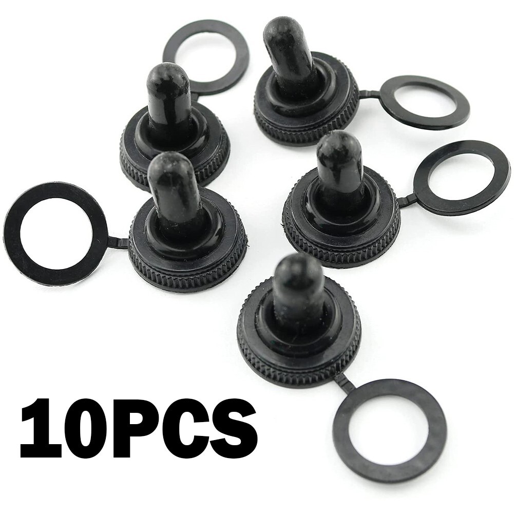 10PCS 12mm Waterproof Toggle Switch Rubber Boot Cover Cap Durable and ...