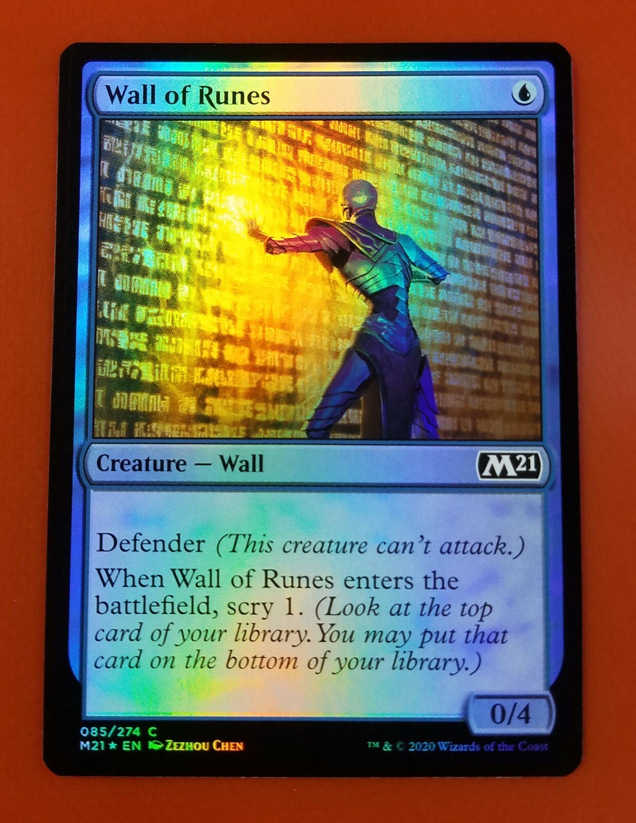 1x Wall of Runes | FOIL | M21 Core Set 2021 | MTG Magic Cards | eBay