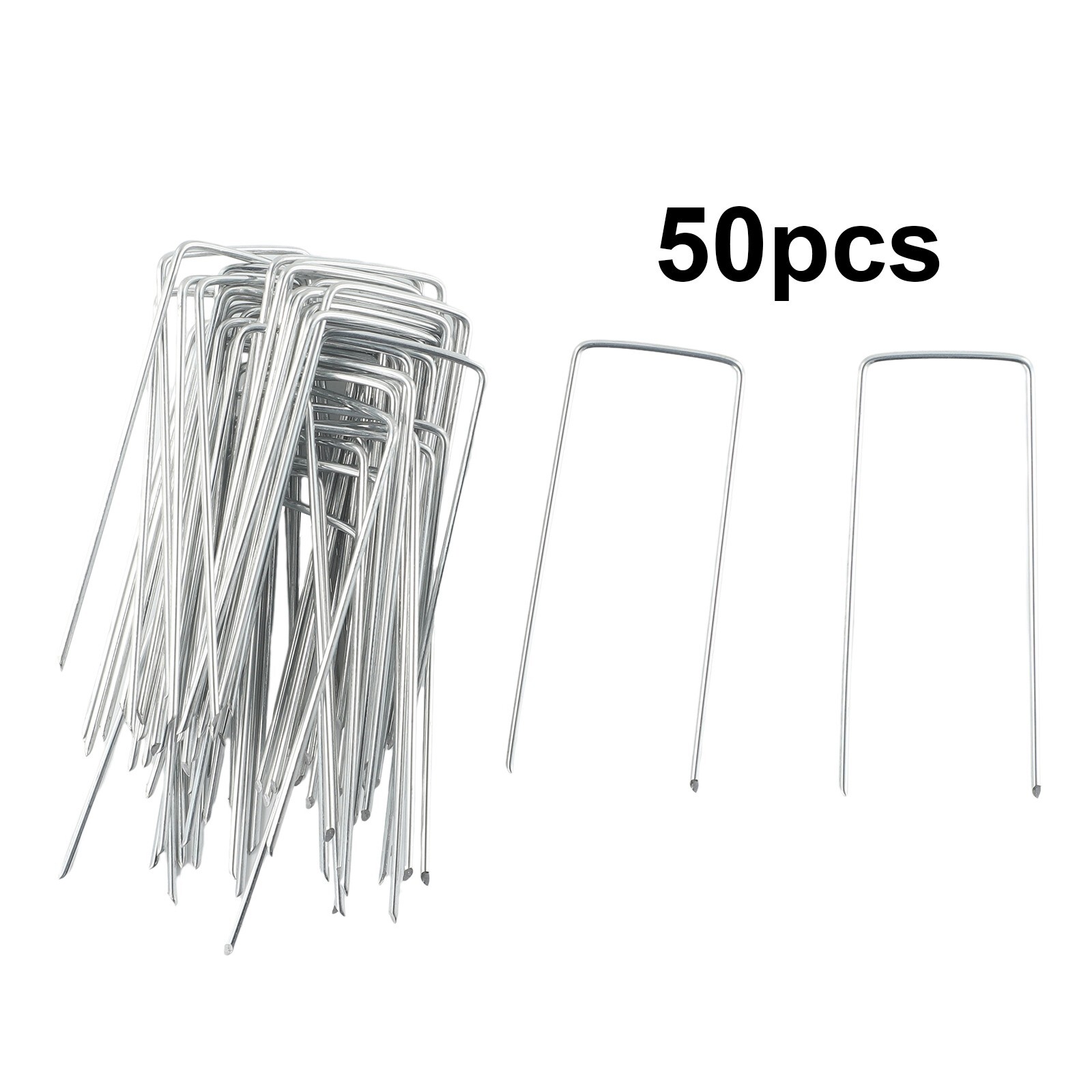"Firmly Planted 50 Galvanized Steel Ground Nails for Membranes and ...