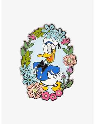 Disney Donald Duck Flower Portrait Enamel Pin | eBay