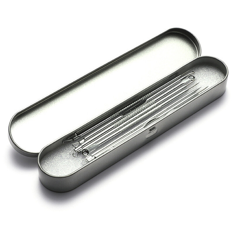 9/4 PCS Blackhead Remover Pimple Tool Kit Acne Comedone Extractor ...