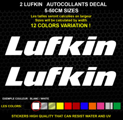 2 LUFKIN autocollant Véritable decal autocollant IMPERMÉABLE | eBay