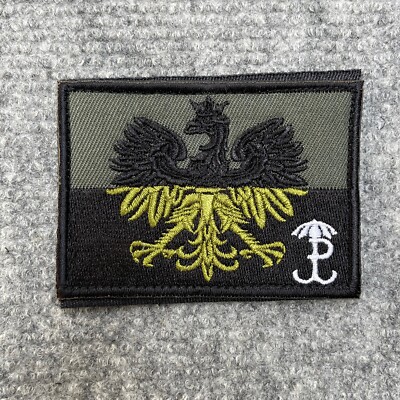 Polish Army Special Forces Commando Crest Flag Morale Patch for UBACS ...