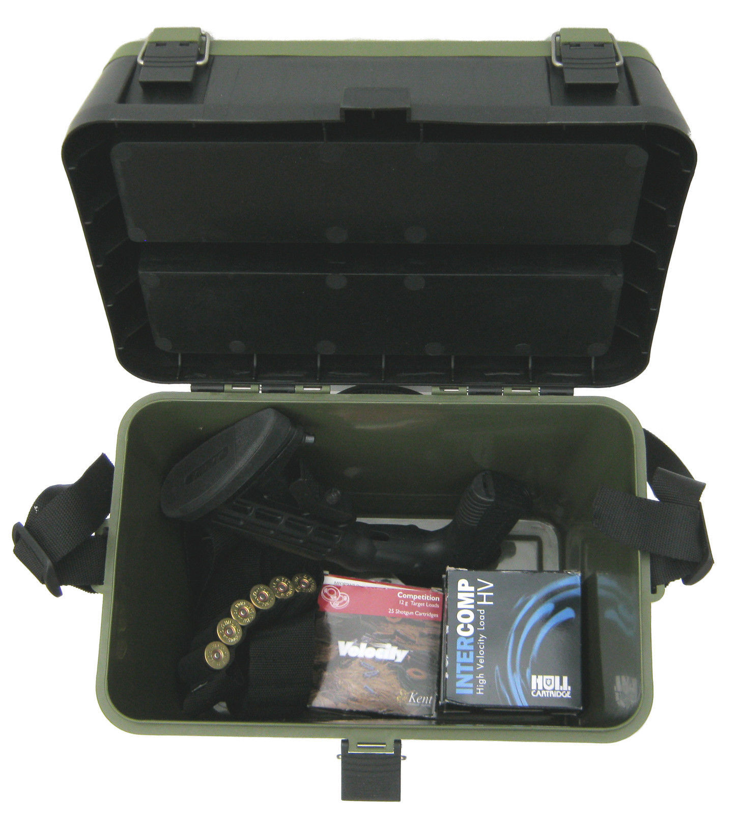 SHOOTING HUNTING GUN AMMO AMMUNITION TOOL BOX RIFLE RANGE FIELD GUN ...