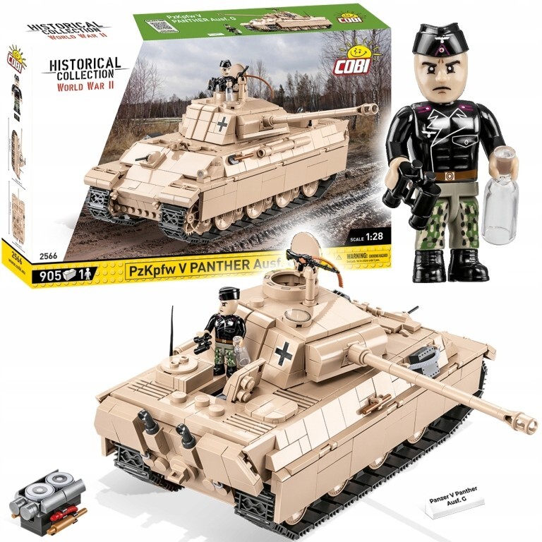 COBI 2566 Panzerkampfwagen V Panther Ausf. G 1:28 RAR ! Last One set | eBay