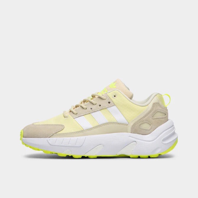 New Adidas Women’s Originals ZX 22 BOOST Shoe Sand Yellow - Size 9 ...