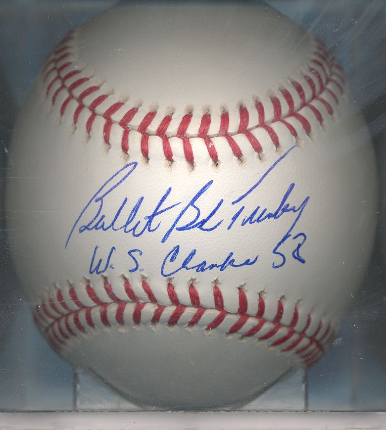 Bullet Bob Turley 1958 New York Yankees World Champs Autographed ...