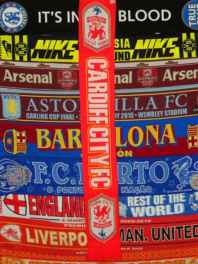 5/5 Cardiff City football scarf soccer . | eBay UK