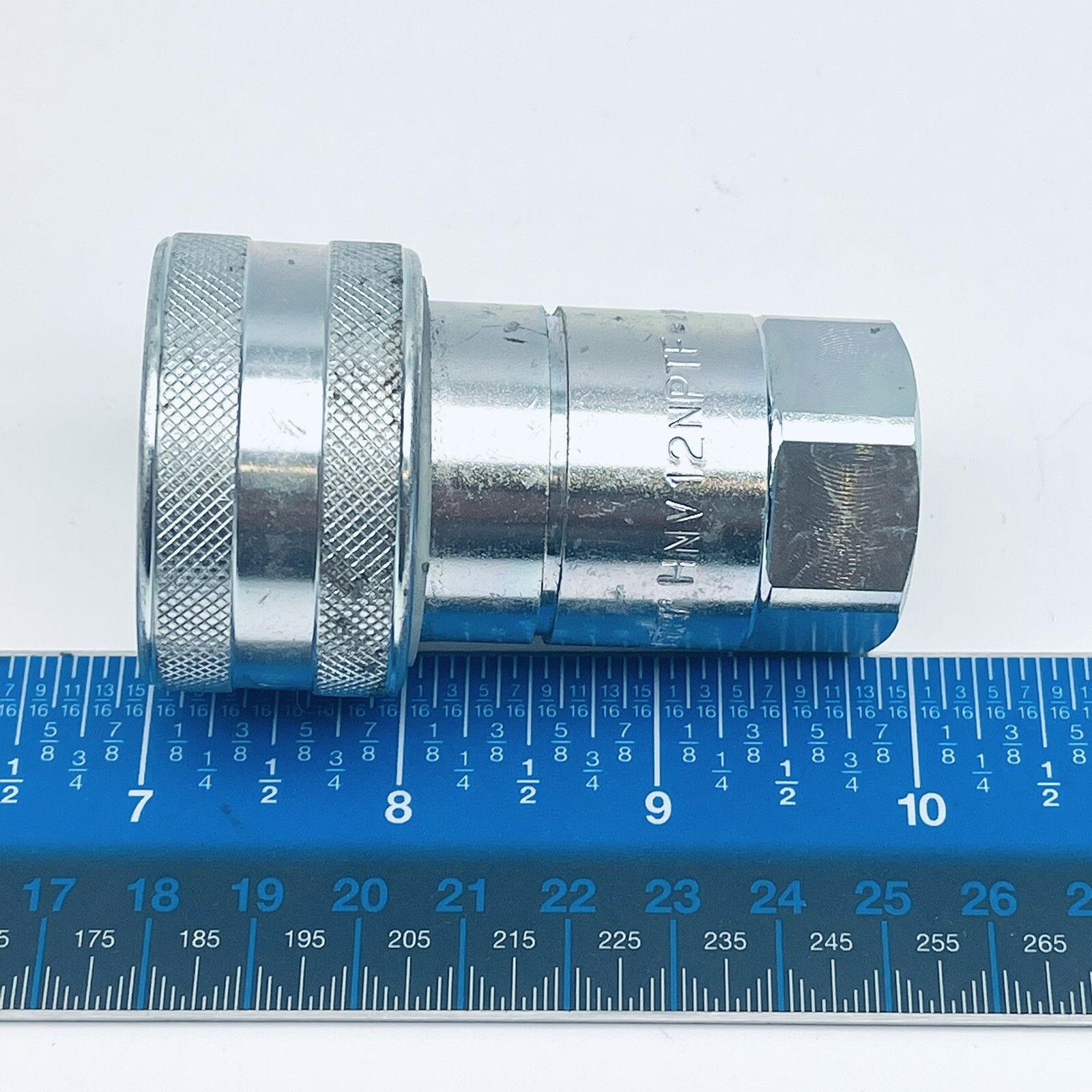 FASTER HNV 12 NPTF HYDRAULIC SOCKET COUPLING STEEL BODY 1/2 -14 FEMALE ...