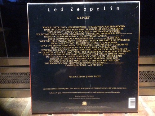 LED ZEPPELIN BOX SET 6 LPS NEW. Digitally Remastered. 1990. | eBay