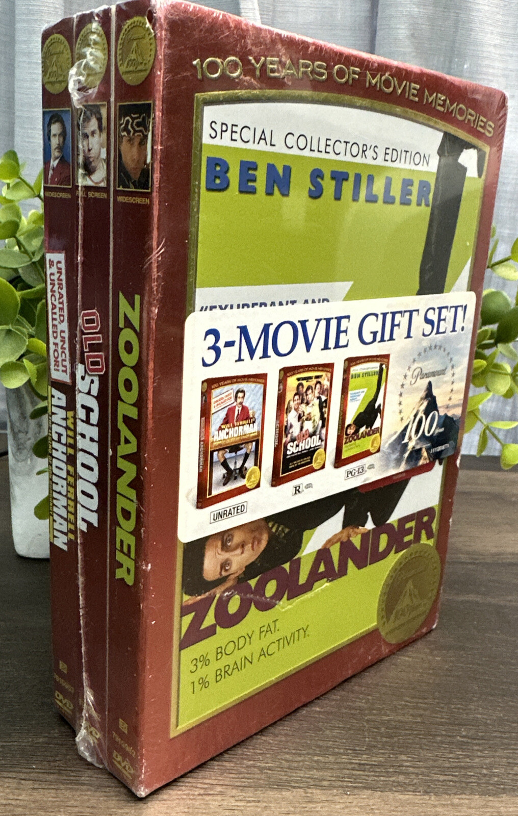 NEW Sealed 3-Movie DVD Box Set Anchorman / Old School / Zoolander | eBay