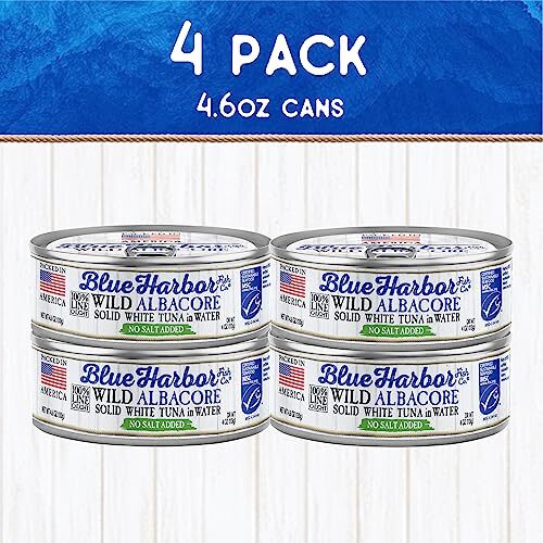 Blue Harbor Fish Co. Wild Albacore Solid White Tuna in Water No Salt ...