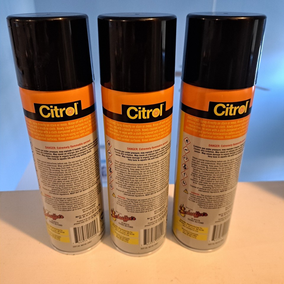 Schaeffer's #266 Citrol Degreaser (3 ct /16oz cans) | eBay