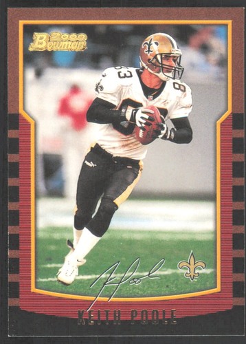 2000 Bowman Keith Poole New Orleans Saints #48 | eBay