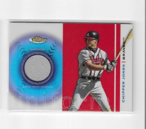 2003 Finest Chipper Jones Jersey Card #FRU-CJ Braves | eBay
