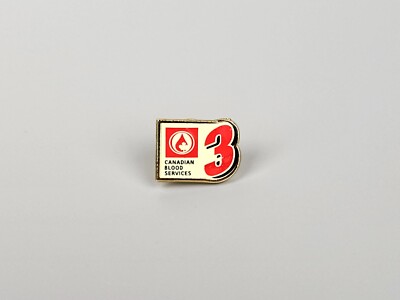 Canadian Blood Services #3 3rd Metal Pin Made in Canada | eBay